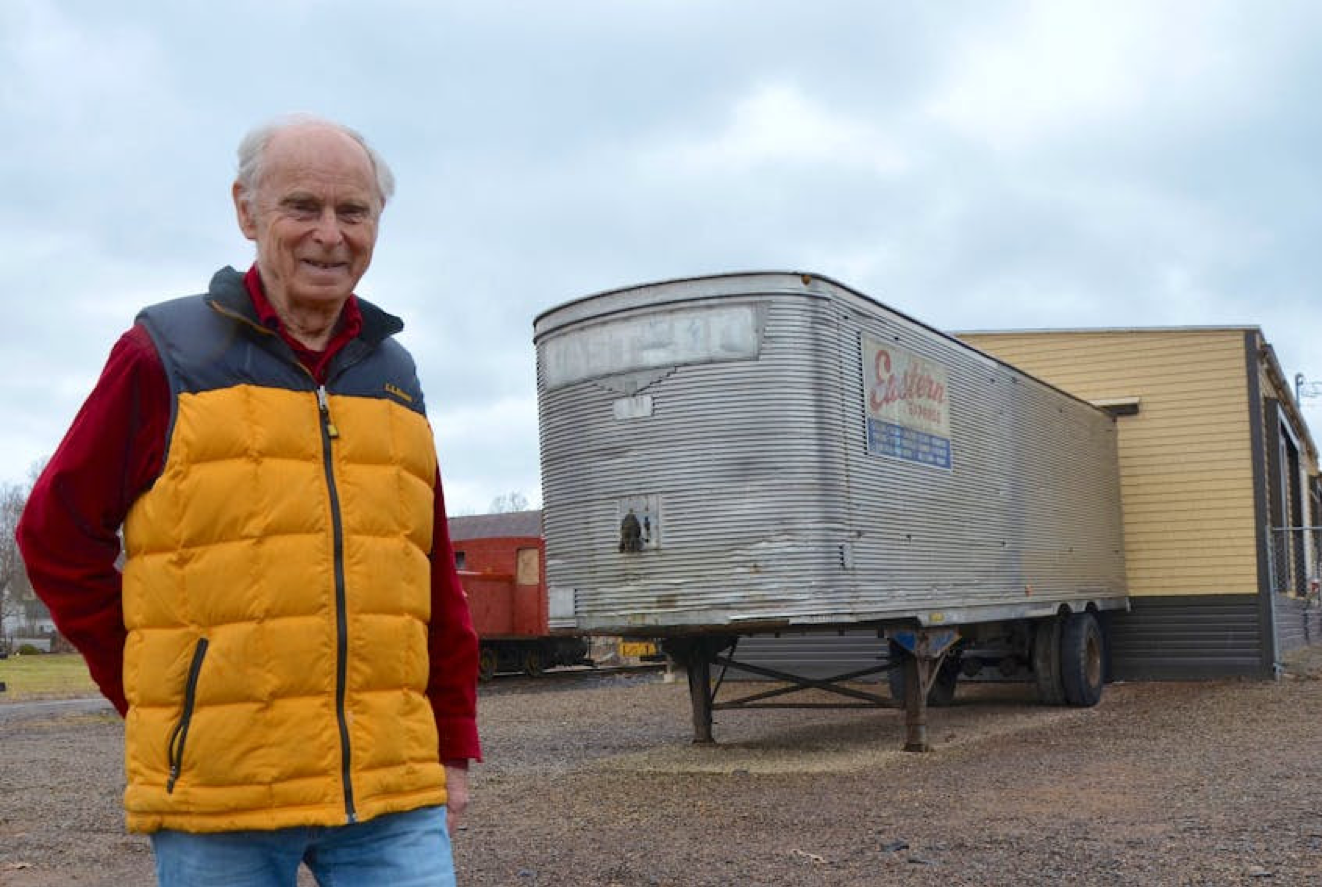 A Fruehauf Trailer in Middleton - Middleton Railway Museum